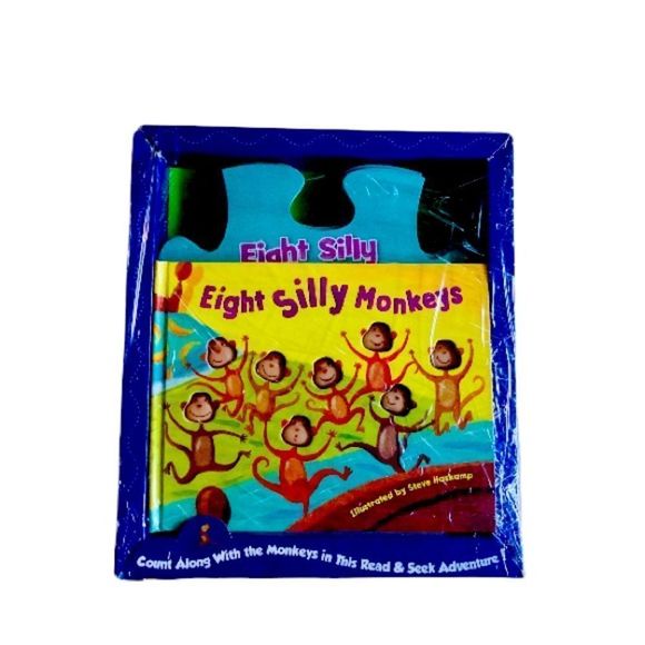 Monkey | Toys | Eight Silly Monkeys Book And Puzzle Set | Poshmark